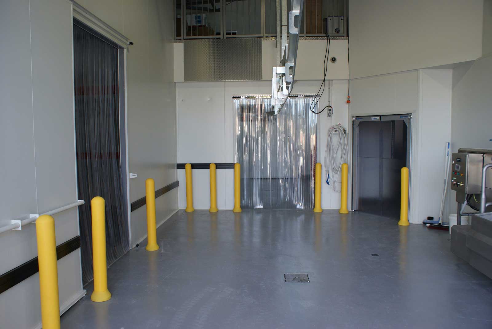 Light PVC Bollards - Industrial Safety Barriers