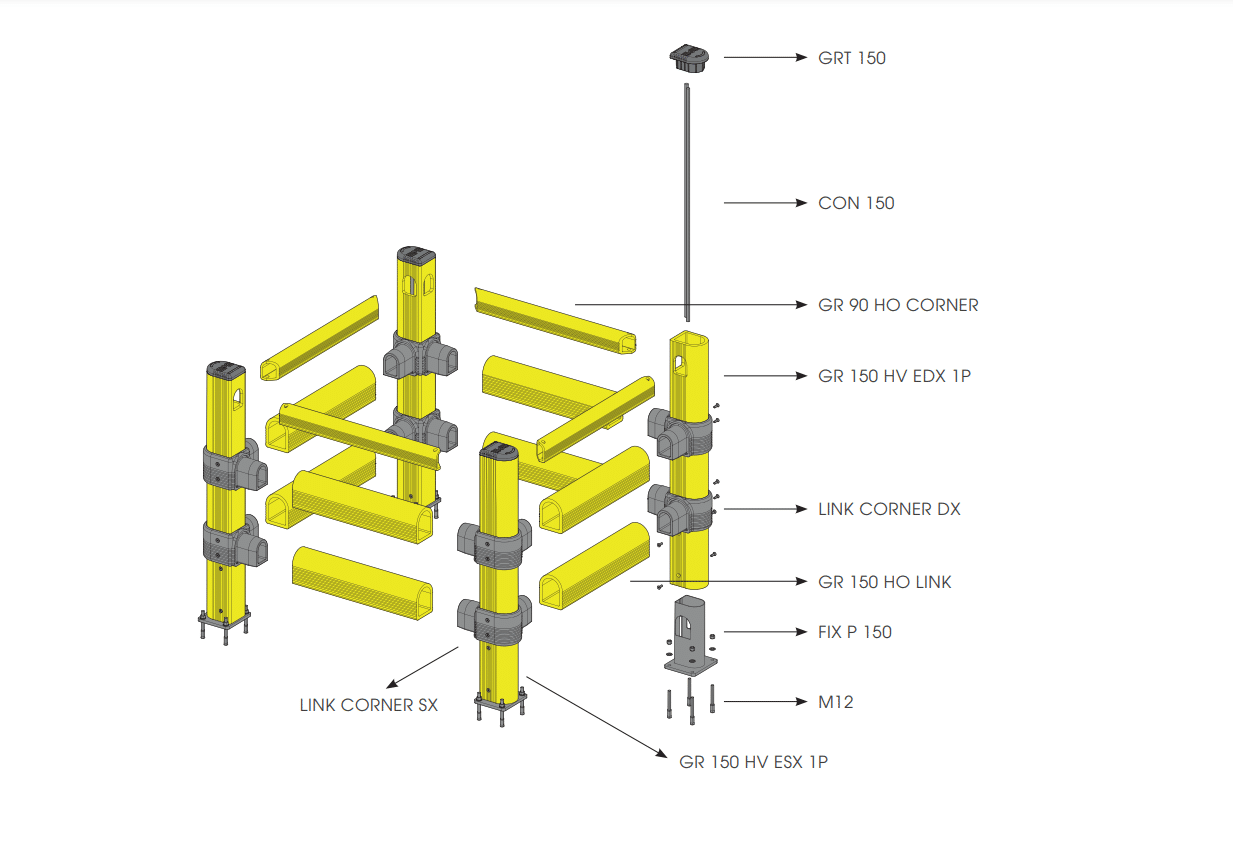 TOWER LINK/3 - Industrial Safety Barriers